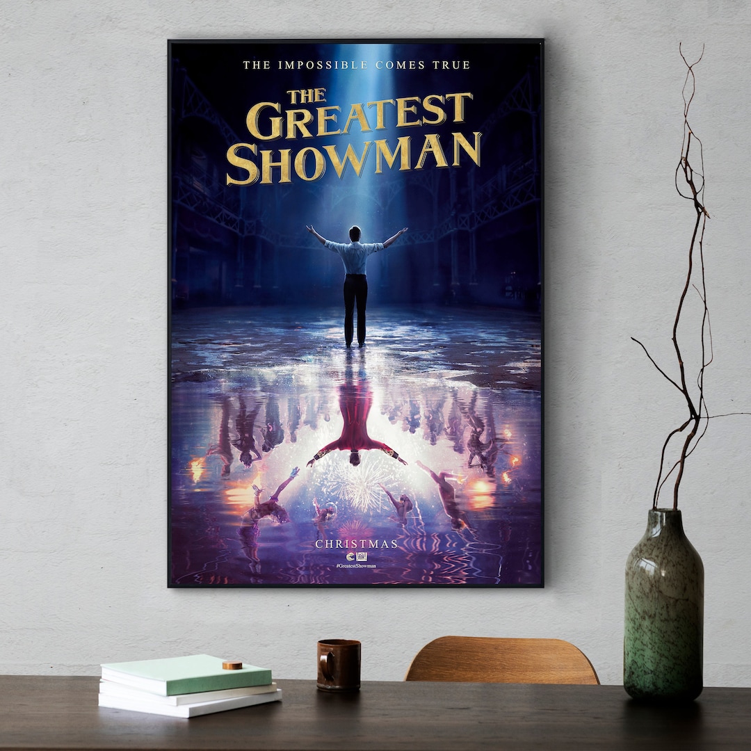 The Greatest Showman Movie Poster, High Quality Canvas Poster, Holiday ...