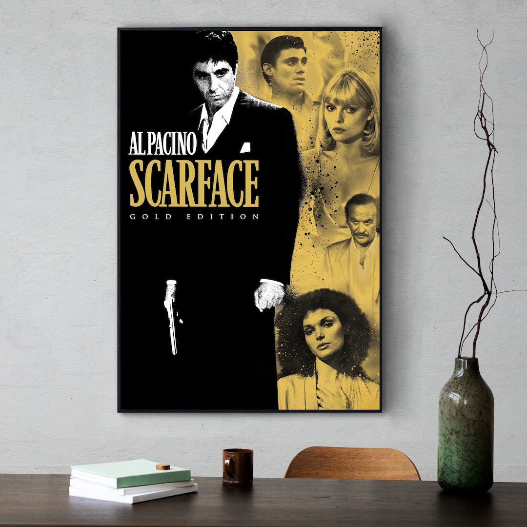 Scarface Movie Poster, High Quality Canvas Poster, Holiday Gifts - Etsy