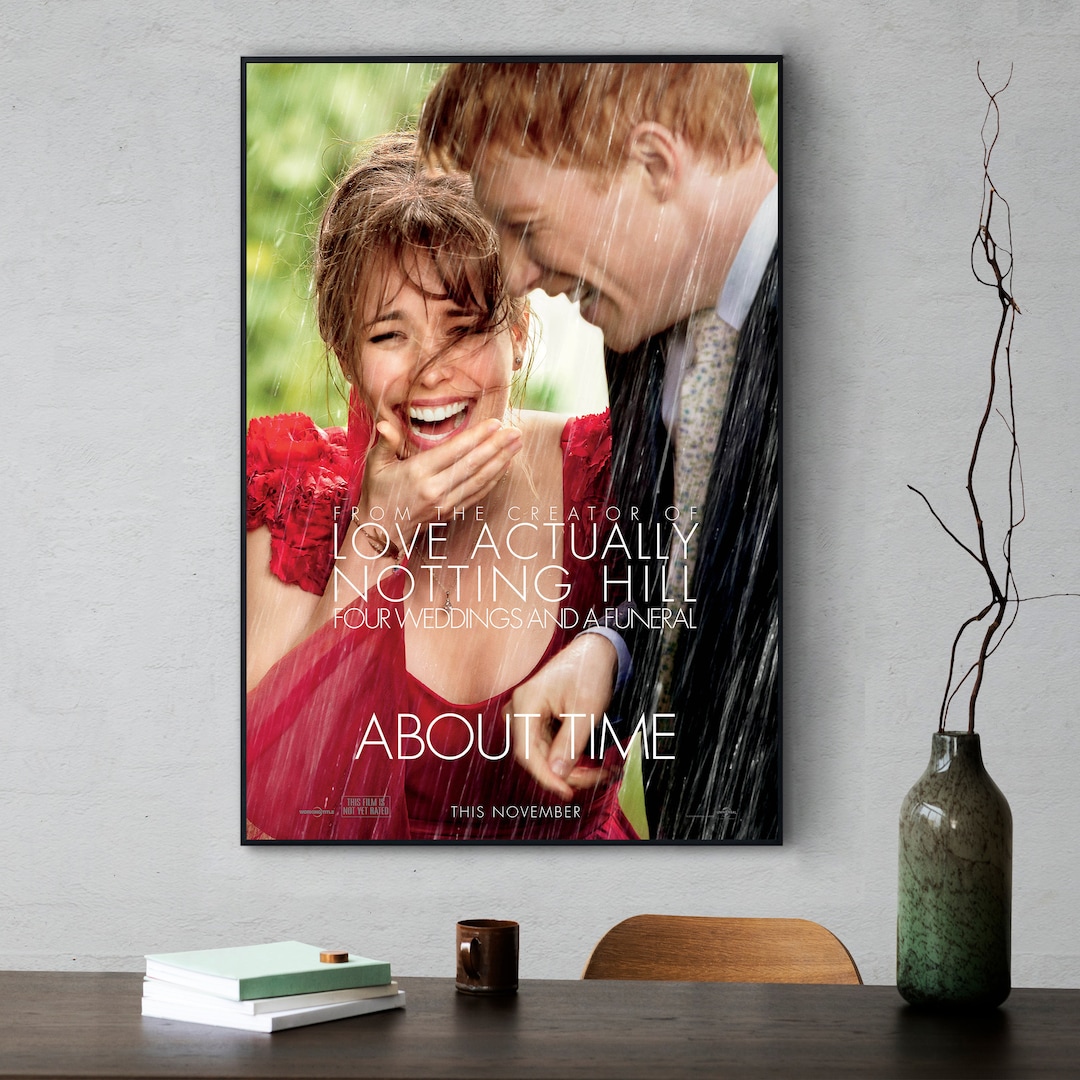 About Time Movie Poster, High Quality Canvas Poster, Holiday Gifts - Etsy