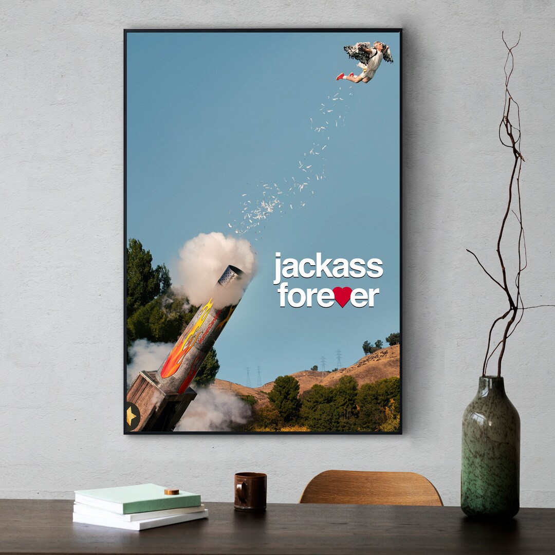 Jackass Forever Movie Poster, High Quality Canvas Poster, Holiday Gifts ...