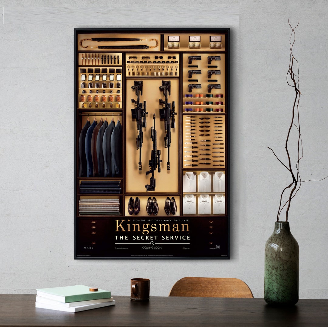 Kingsman the Secret Service Movie Poster, High Quality Canvas Poster ...
