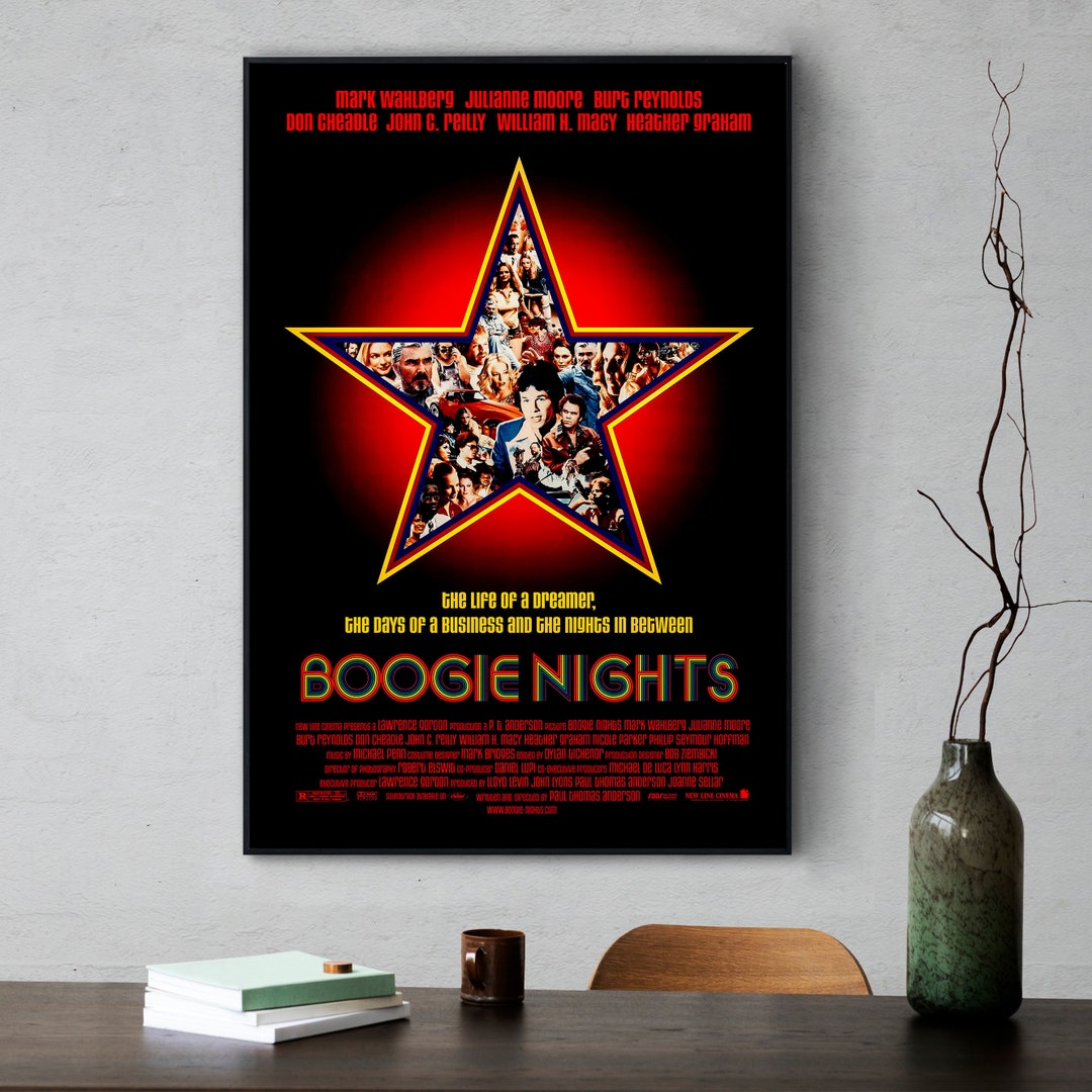 Boogie Nights Movie Poster, High Quality Canvas Poster, Holiday Gifts ...