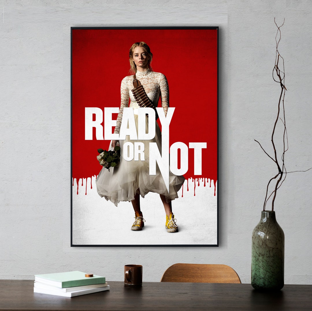 Ready or Not Movie Poster, High Quality Canvas Poster, Holiday Gifts - Etsy
