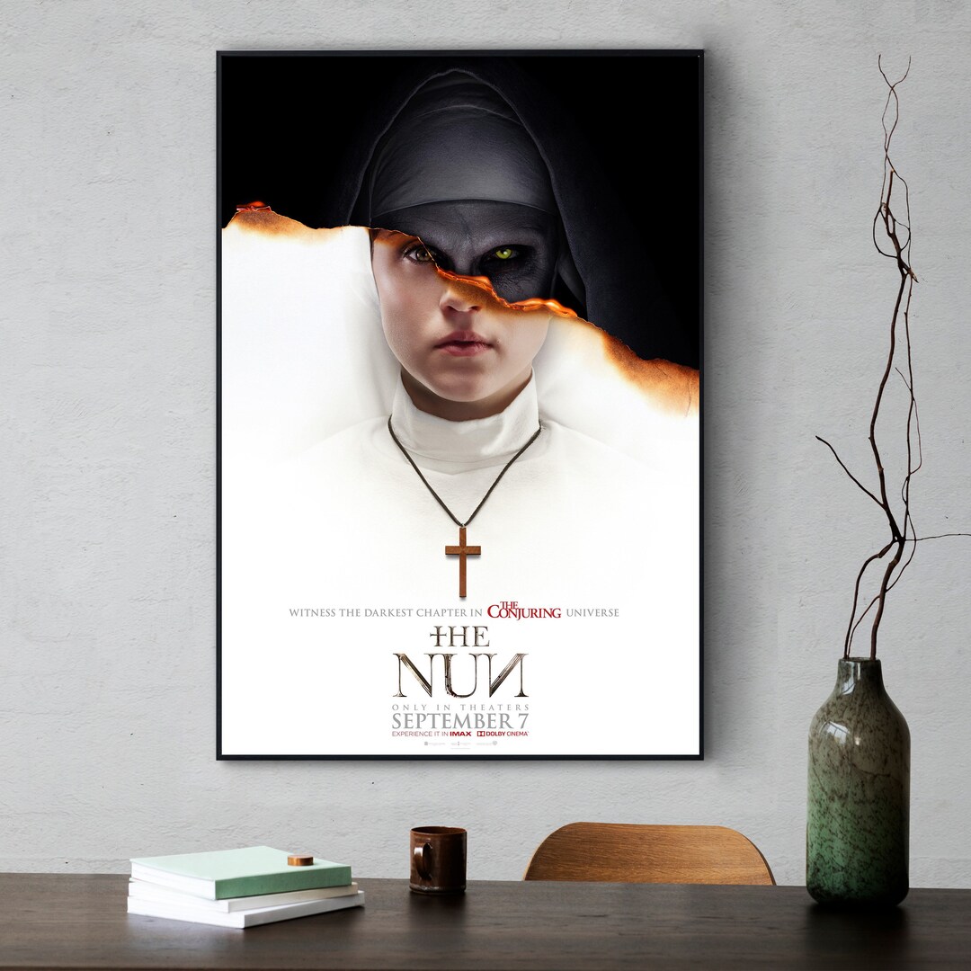 The Nun Movie Poster, High Quality Canvas Poster, Holiday Gifts - Etsy