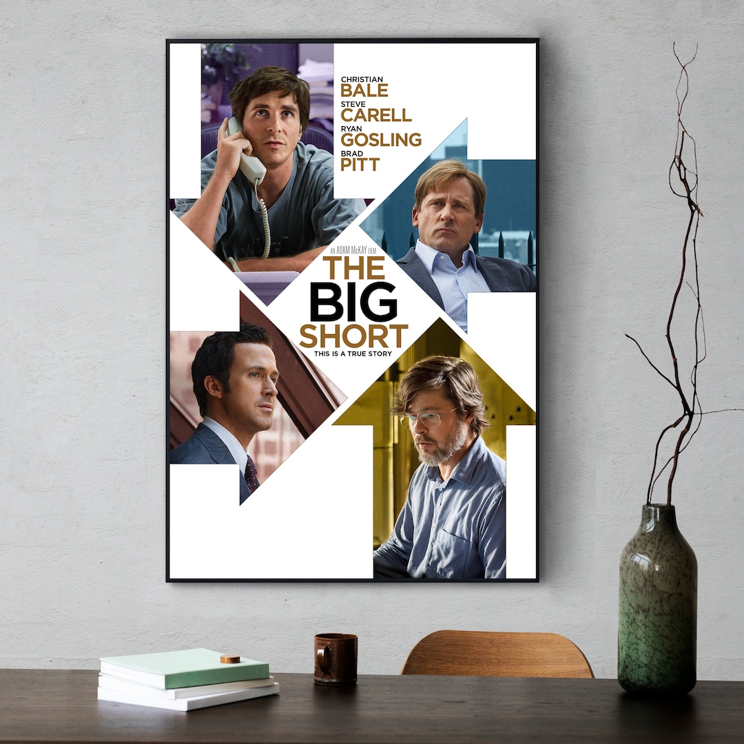 The Big Short Movie Poster, High Quality Canvas Poster, Holiday Gifts ...