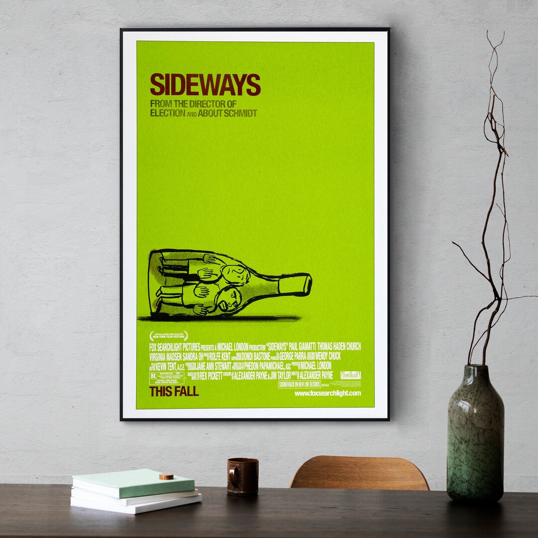 Sideways Movie Poster, High Quality Canvas Poster, Holiday Gifts - Etsy