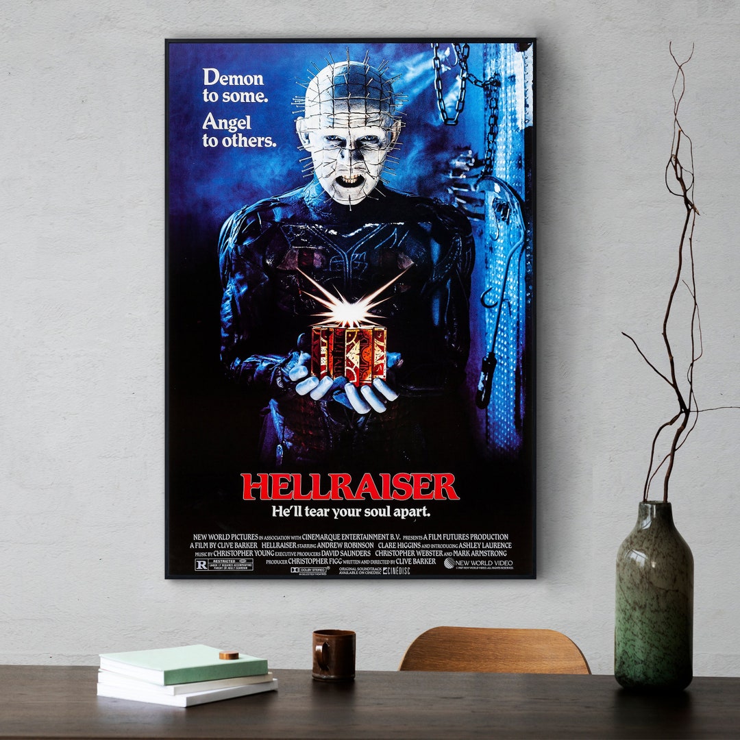 Hellraiser Movie Poster, High Quality Canvas Poster, Holiday Gifts - Etsy