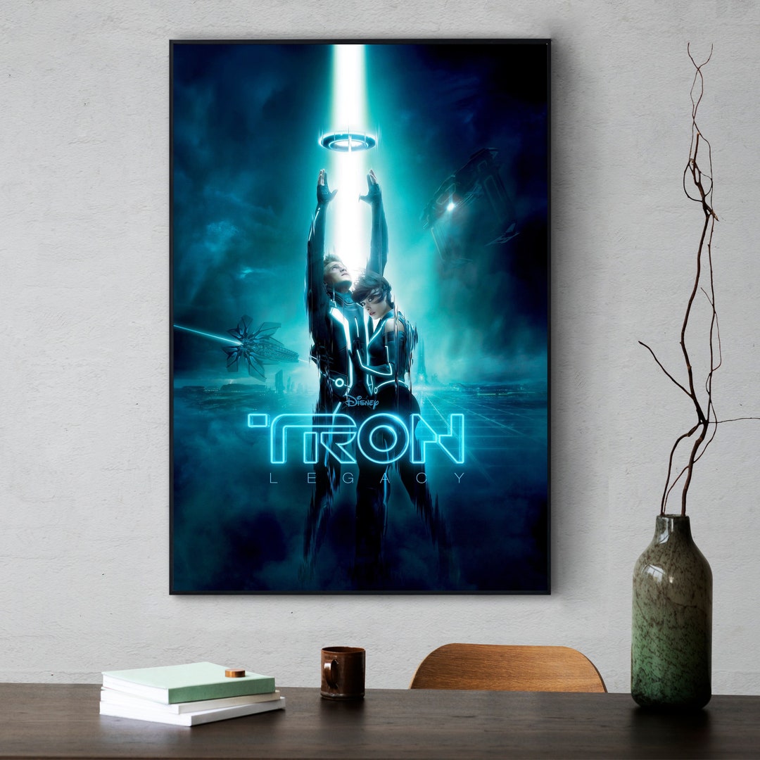 Tron Movie Poster, High Quality Canvas Poster, Holiday Gifts - Etsy