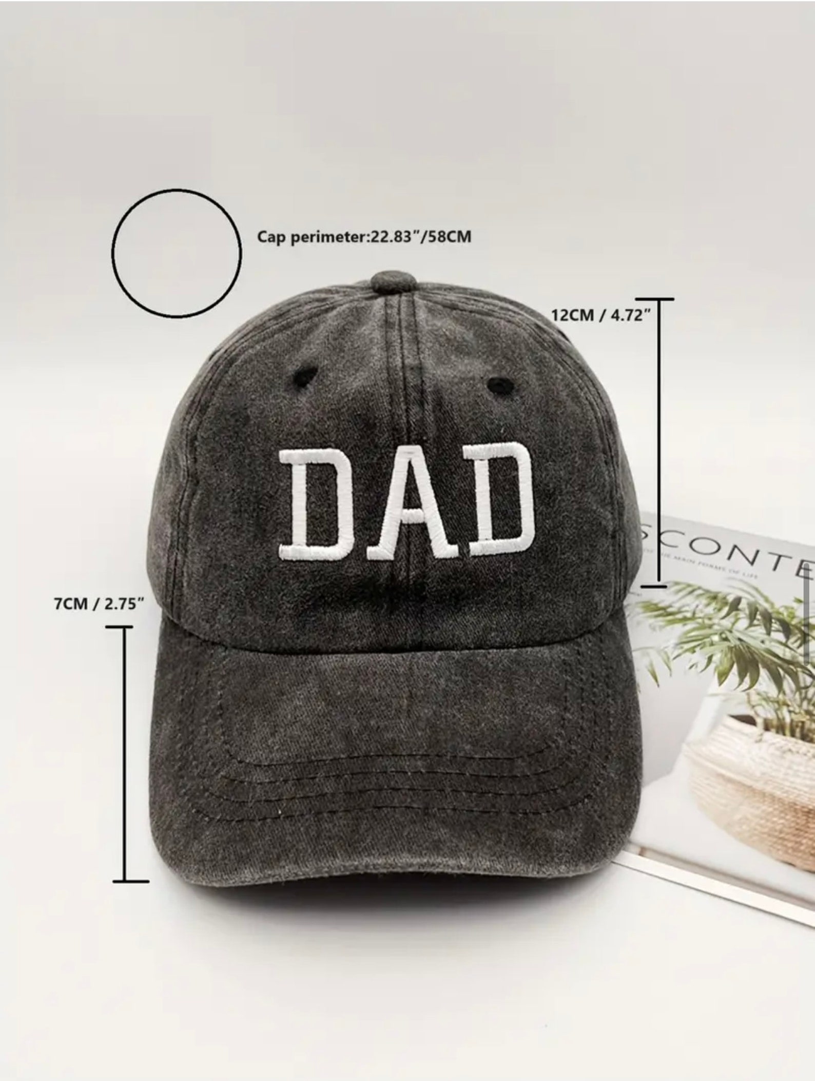 MOM DAD MINI Family Caps, Baseball Cap in Grey Washed, Outdoor Cap - Etsy