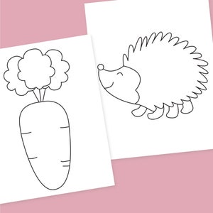 51 Printable Easy Coloring Pages for Kids, Toddlers, Preschoolers ...