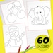 60 Printable Coloring Pages for Kids, Toddlers, Preschoolers, Coloring ...
