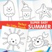 70 Summer Printable Coloring Pages for Kids, Toddlers, Preschoolers ...