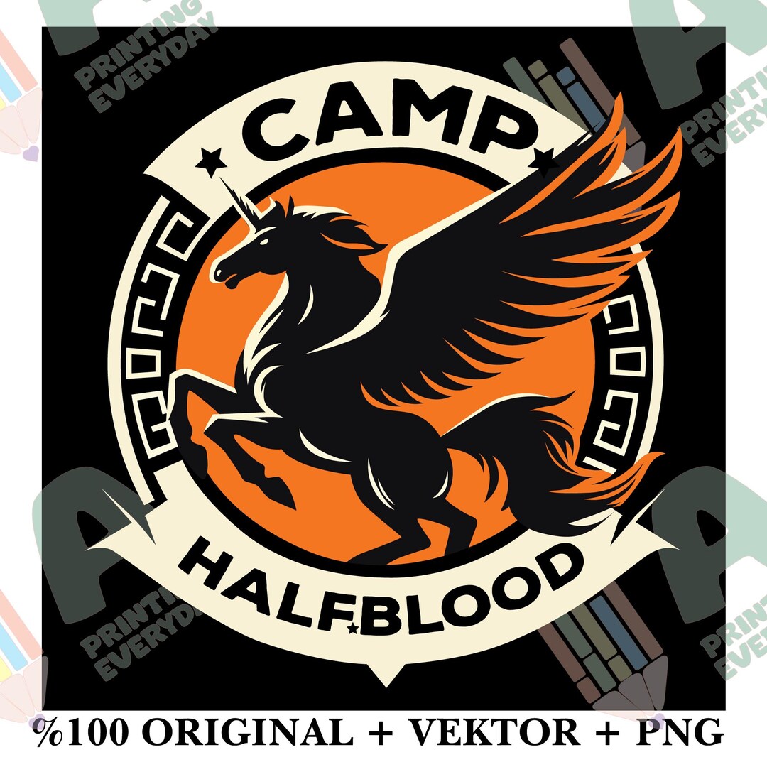 Camp Half-blood PNG Design•greek Mythology Shirt Graphic • Pegasus ...