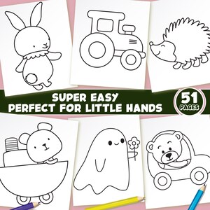 51 Printable Easy Coloring Pages for Kids, Toddlers, Preschoolers ...