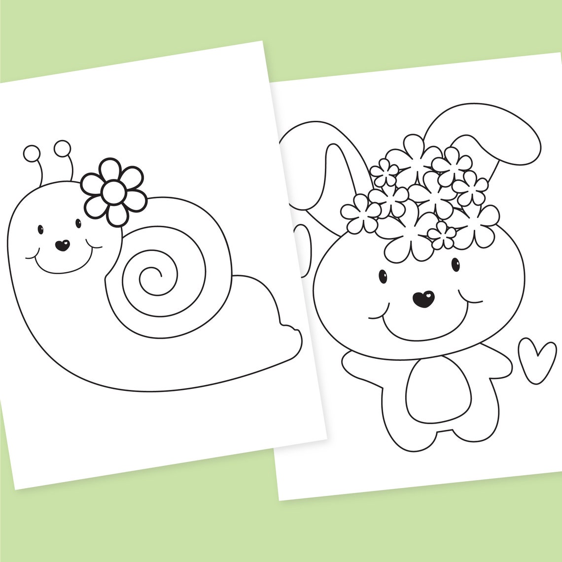 33 Spring Easy Coloring Pages for Kids, Printable Spring Coloring Pages ...