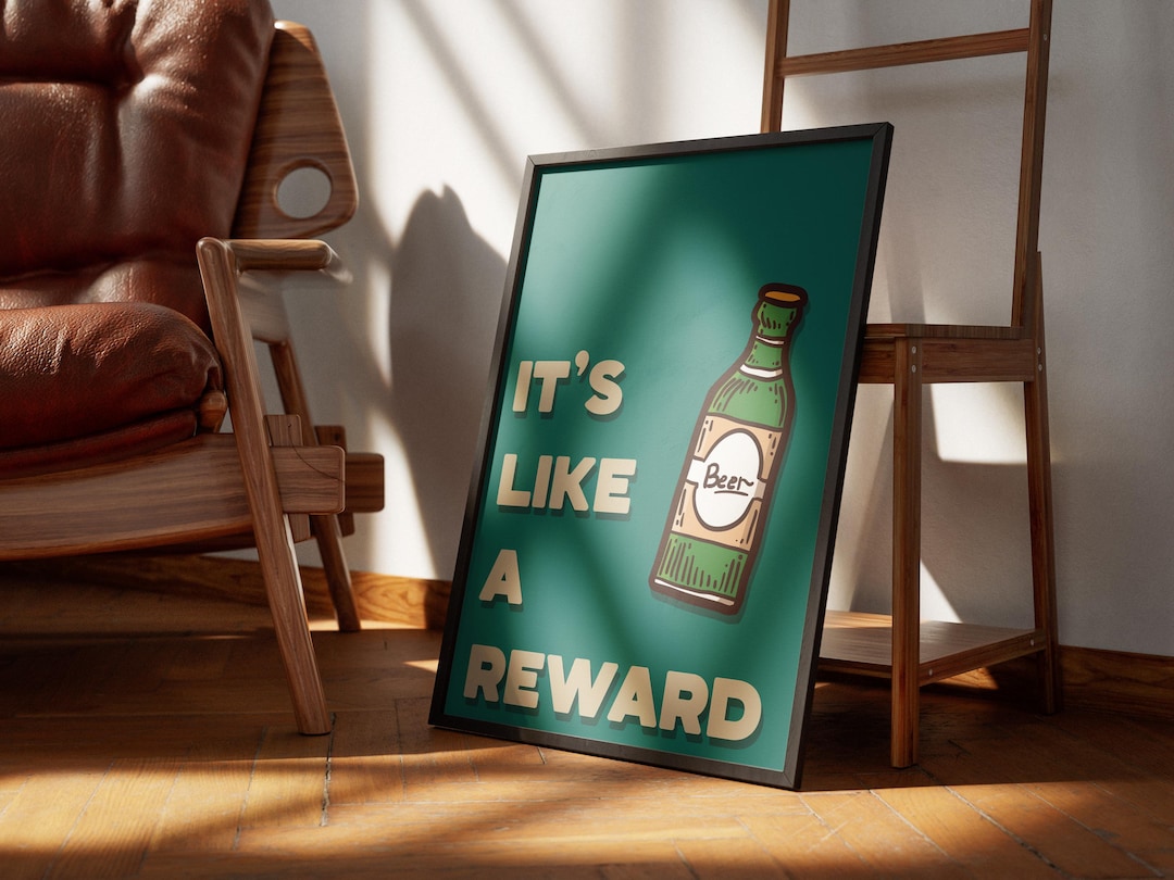 Django Unchained "it's Like a Reward" Quote Poster | Typography Wall ...