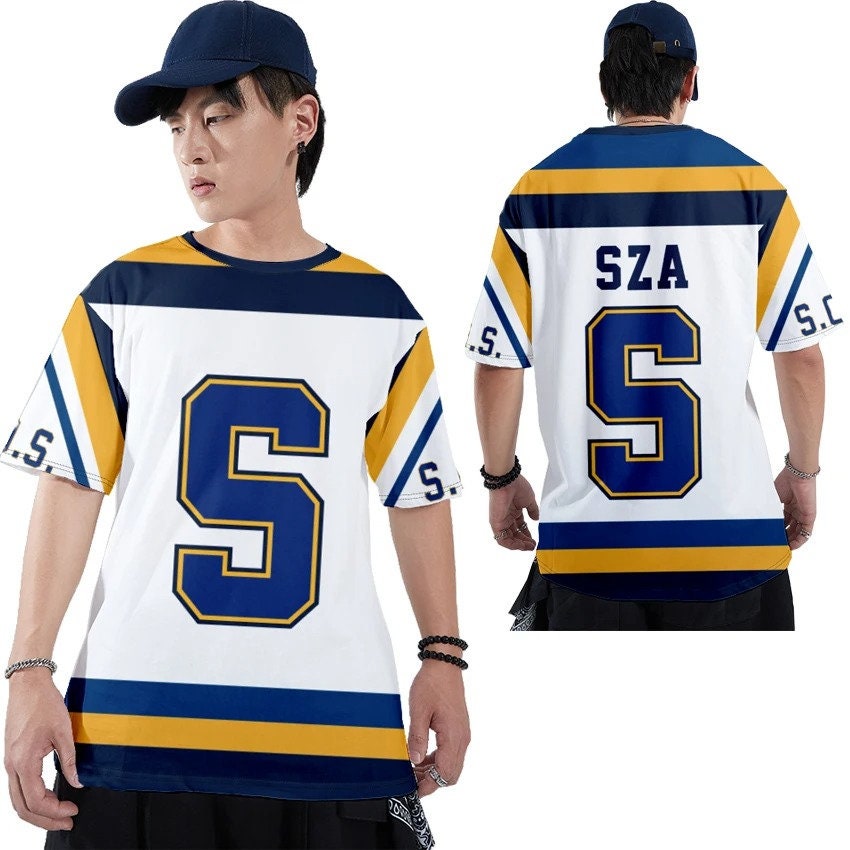 SZA JERSEY SOS New Album 3D Print Oversized T Shirt Women Men Summer ...