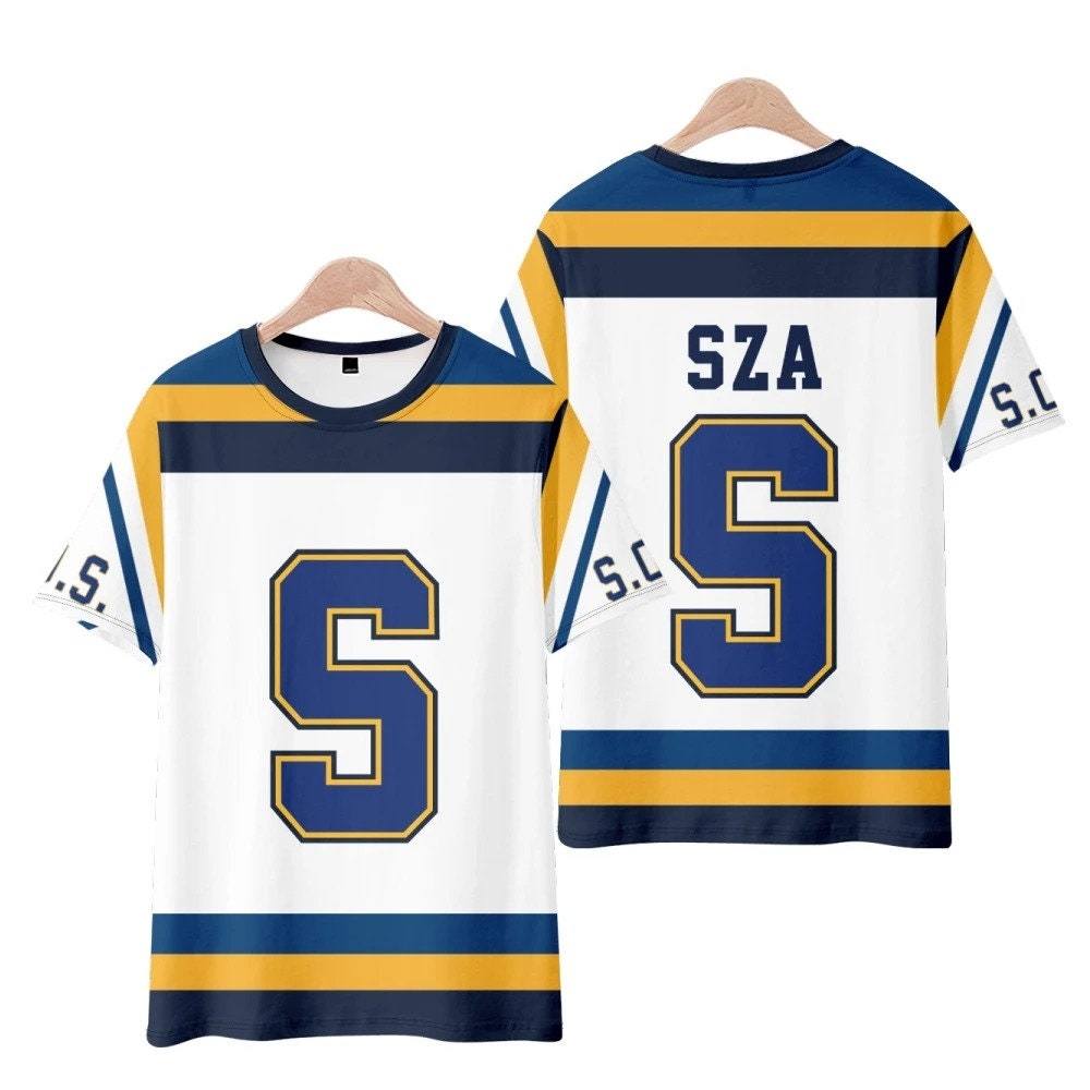 SZA JERSEY SOS New Album 3D Print Oversized T Shirt Women Men Summer ...
