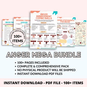 Anger Management Bundle for Teens and Adults. A Look Inside Your Brain ...