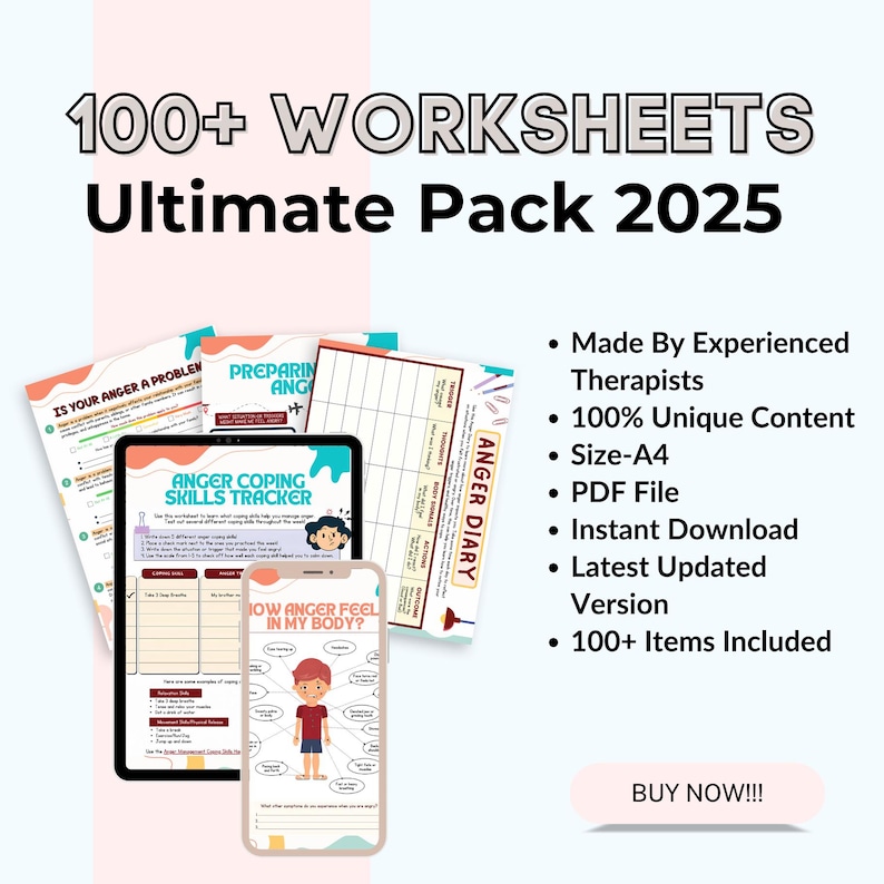 Anger Management Bundle for Teens and Adults. A Look Inside Your Brain ...