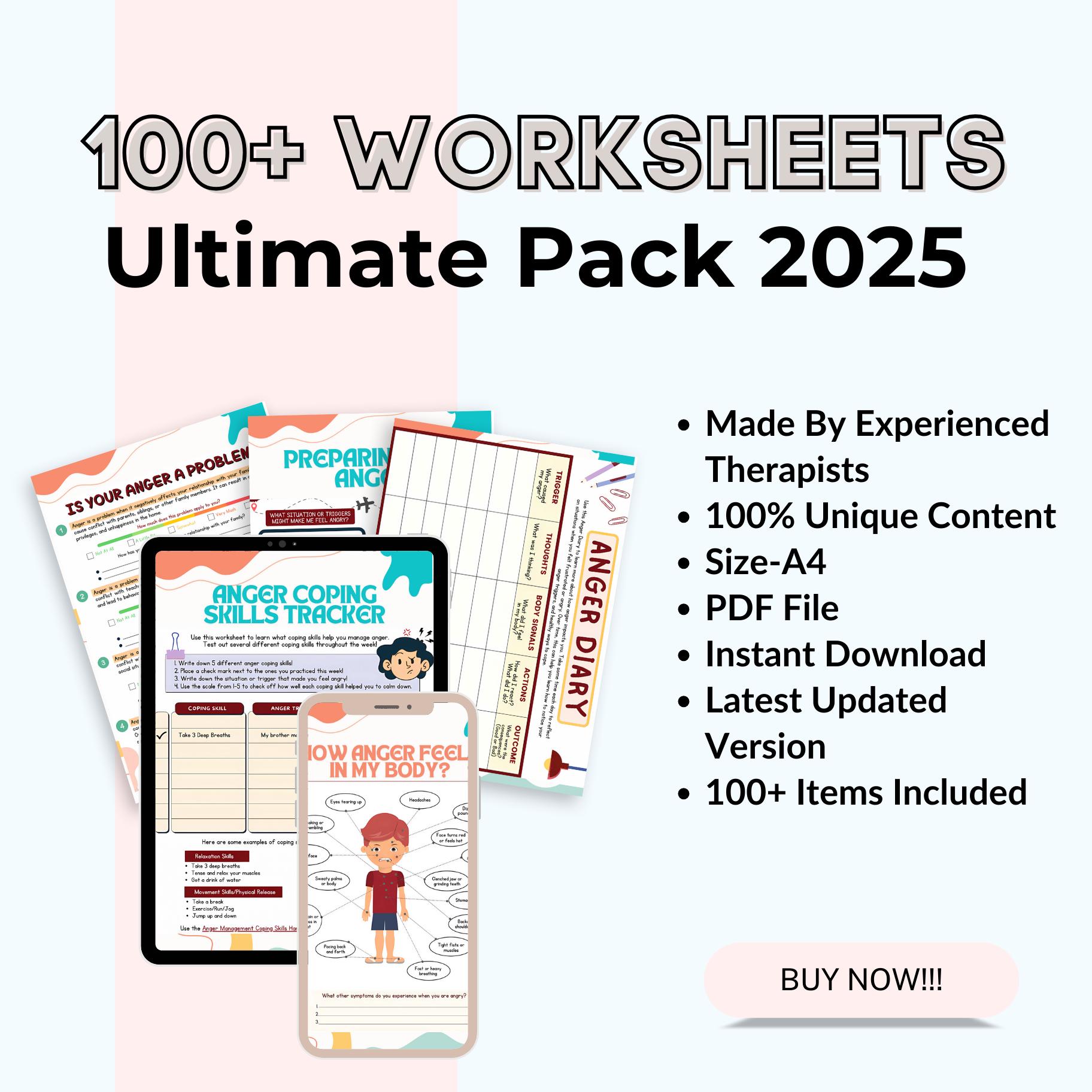 Anger Management Bundle for Teens and Adults. A Look Inside Your Brain ...