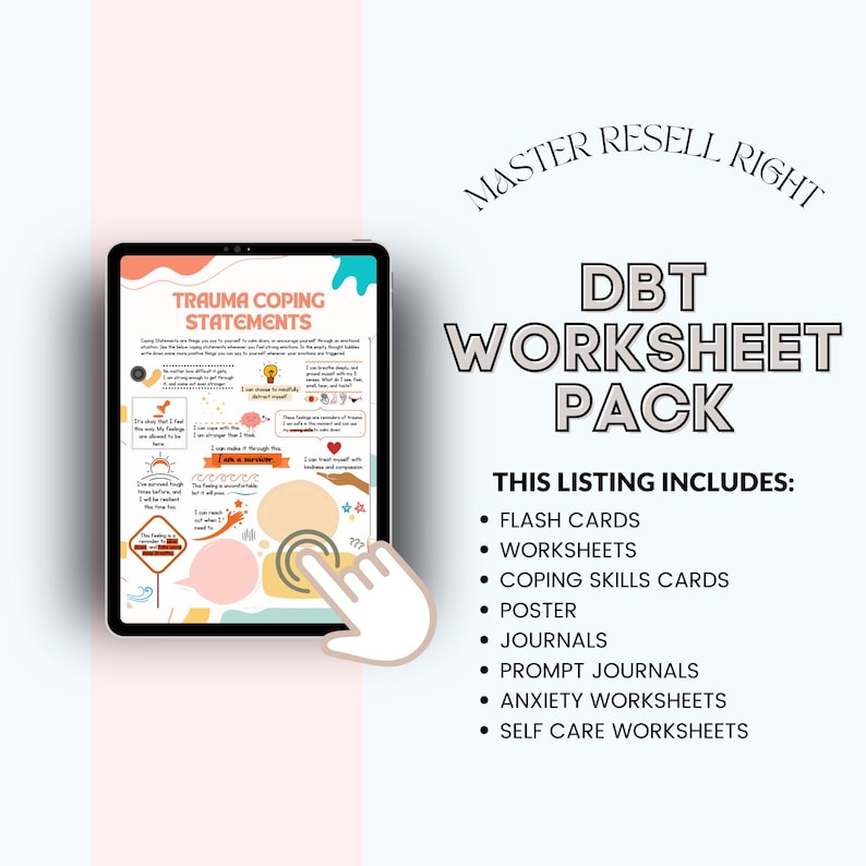 DBT Mega Bundle. Dialectical Behavior Therapy. Distress Tolerant Skills ...