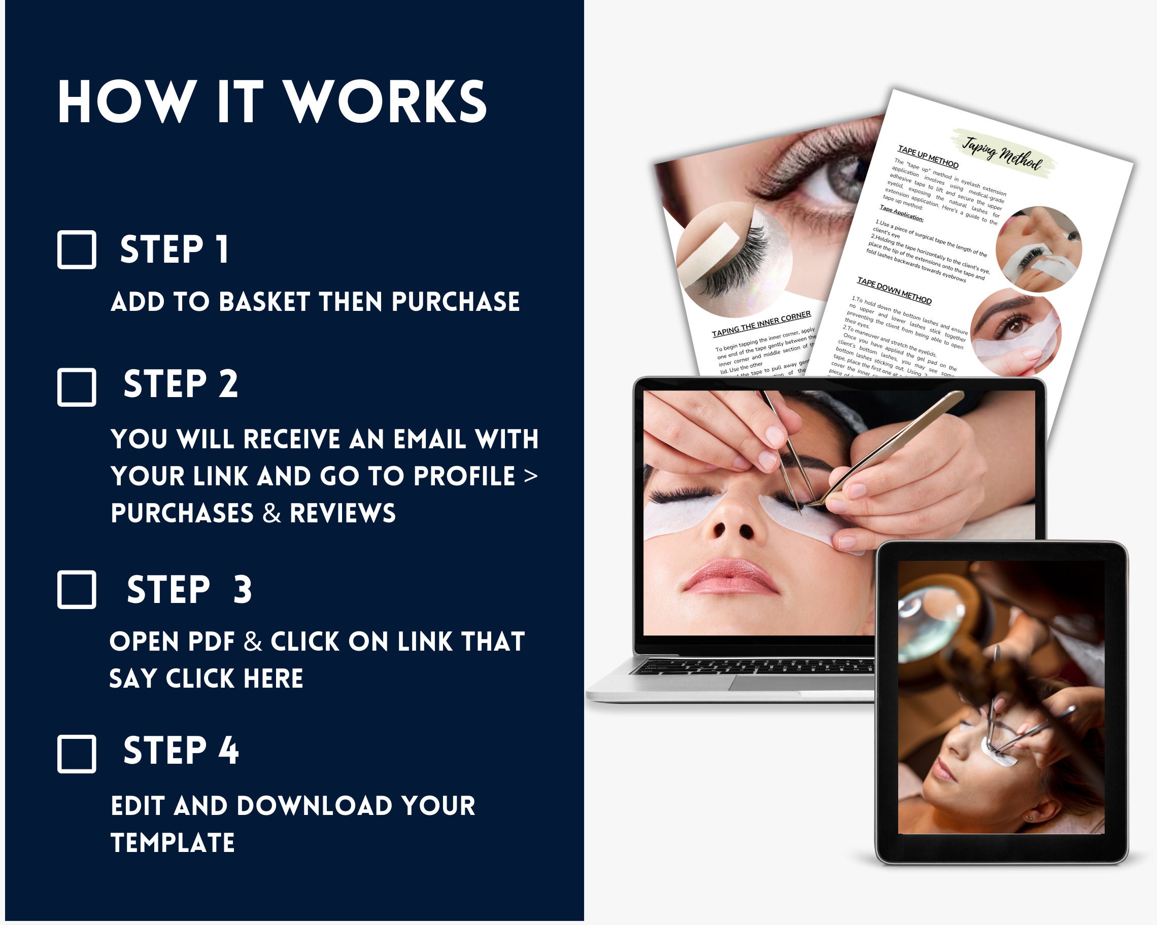 Eyelash Extension Training Manual Instant Download - Etsy