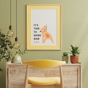 Dog Poster Bundle, Set of 8 Funny Dog Illustration Motivational Quotes ...