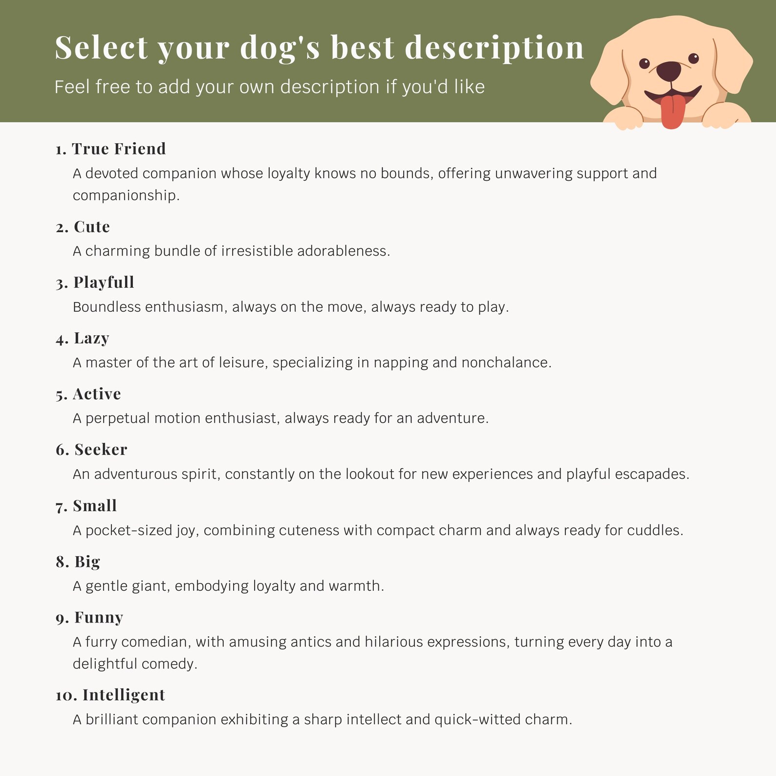 Custom Dog Definition Design, Personalized Dog Definition Poster ...