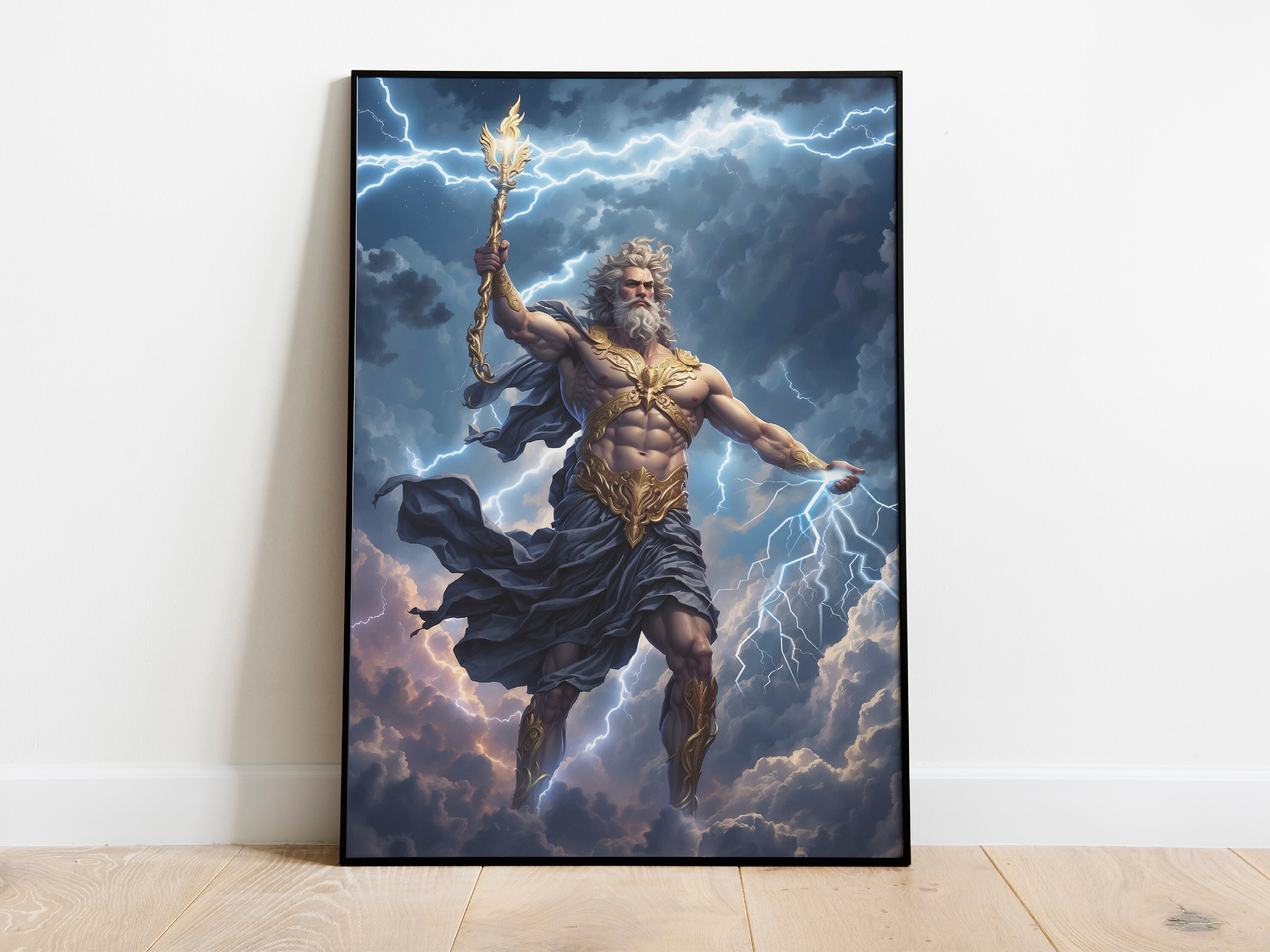 Zeus Digital Art God of the Sky, God of Thunder, God of Order, Zeus ...