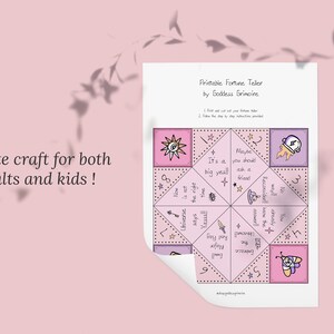 Printable Fortune Teller Cootie Catcher – Halloween Game (digital ...