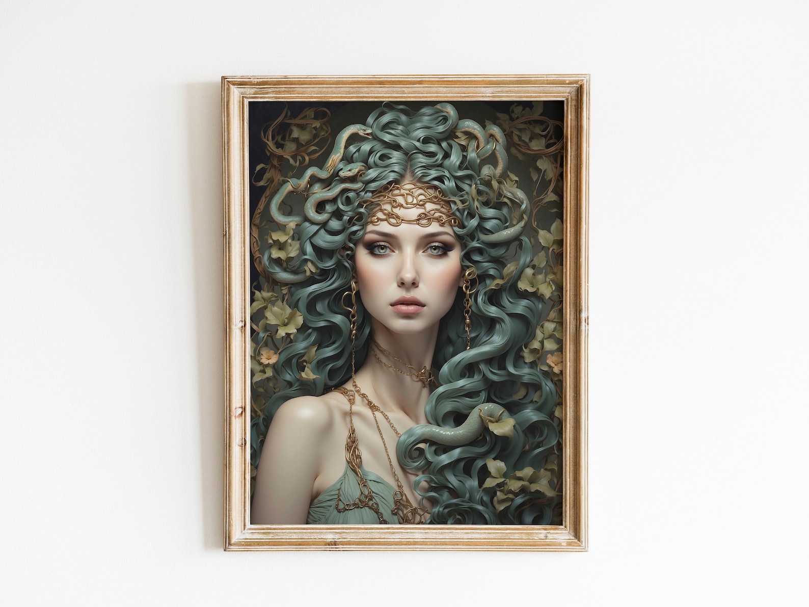 Medusa Digital Art - Queen of Gorgons, Protection, Empowerment, Greek ...