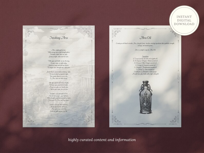 Ares - Grimoire Pages, God of War, God of Courage, God of Strength ...