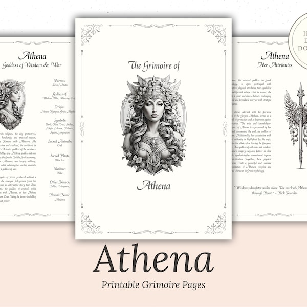 Goddess Athena - Etsy