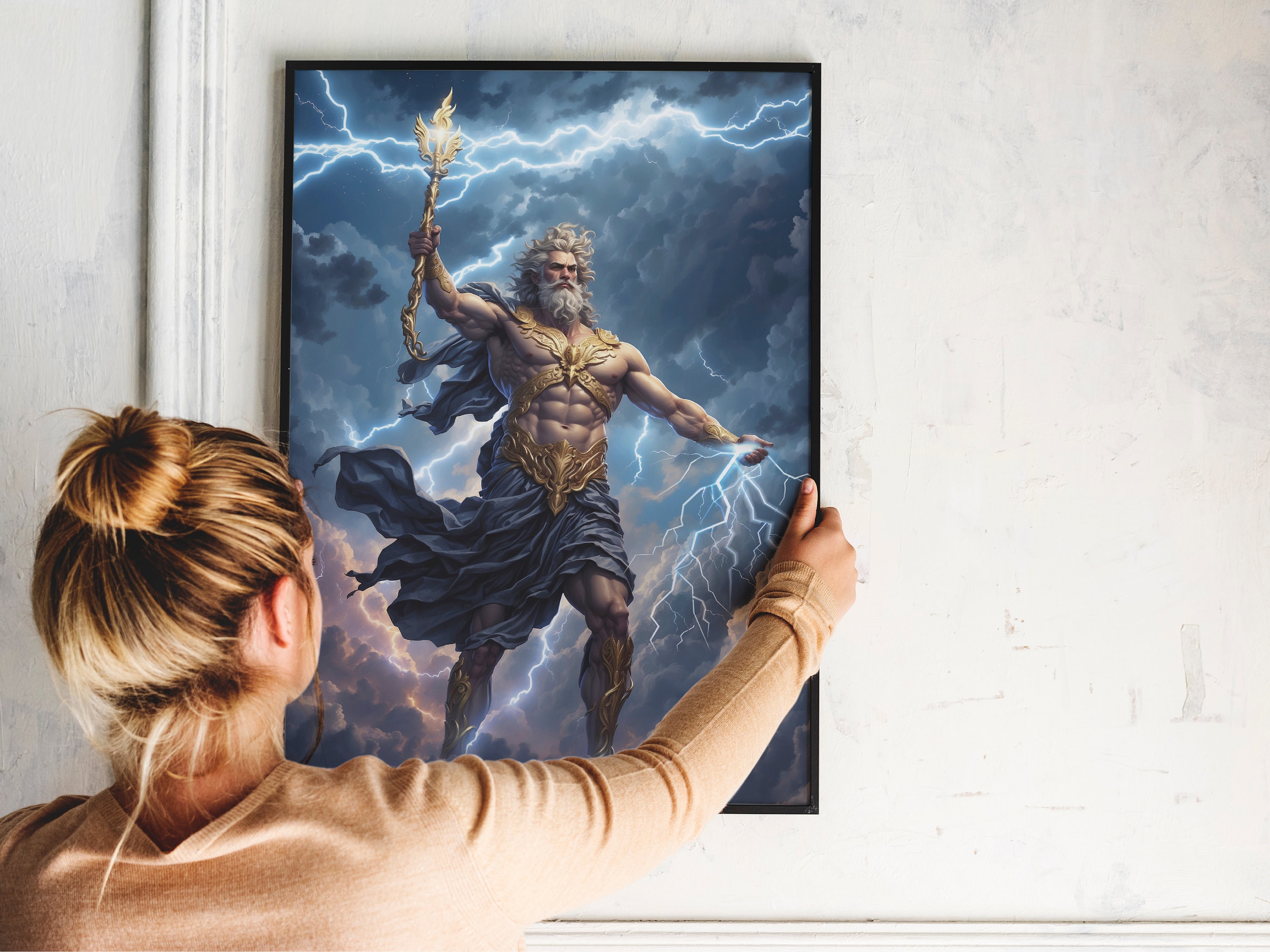 Zeus Digital Art - God of the Sky, God of Thunder, God of Order, Zeus ...