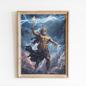 Zeus Digital Art - God of the Sky, God of Thunder, God of Order, Zeus ...
