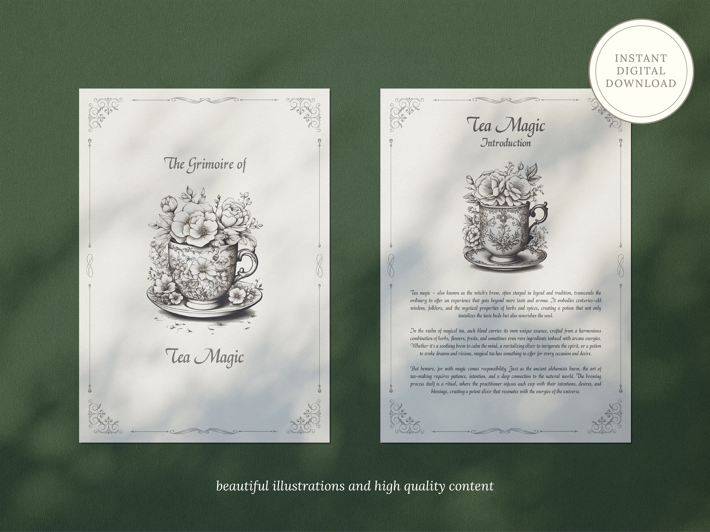 Tea Magic - Witch's Brew, Magical Tea, Tea Spell, Witch Tea, Book of ...