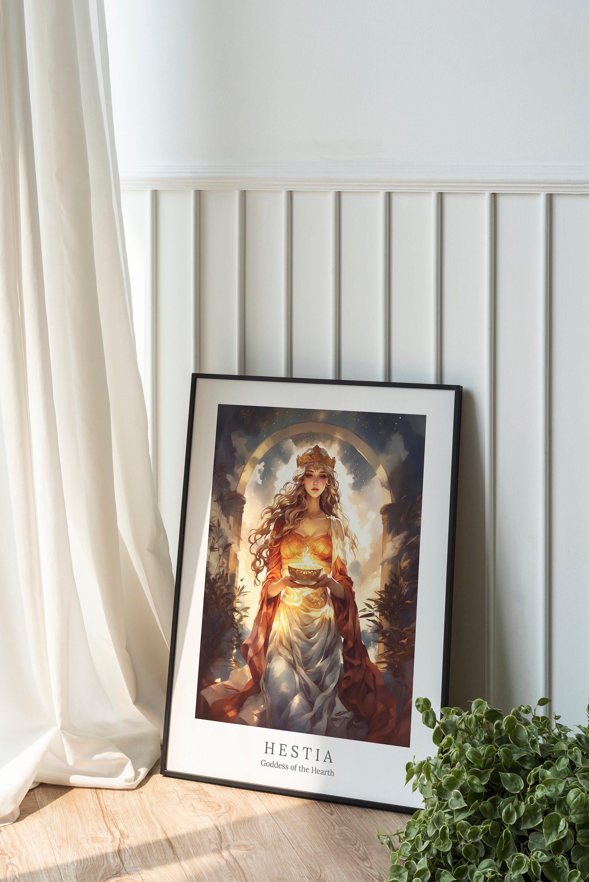 Hestia Digital Art - Goddess of the Hearth, Goddess of Home, Virgin ...