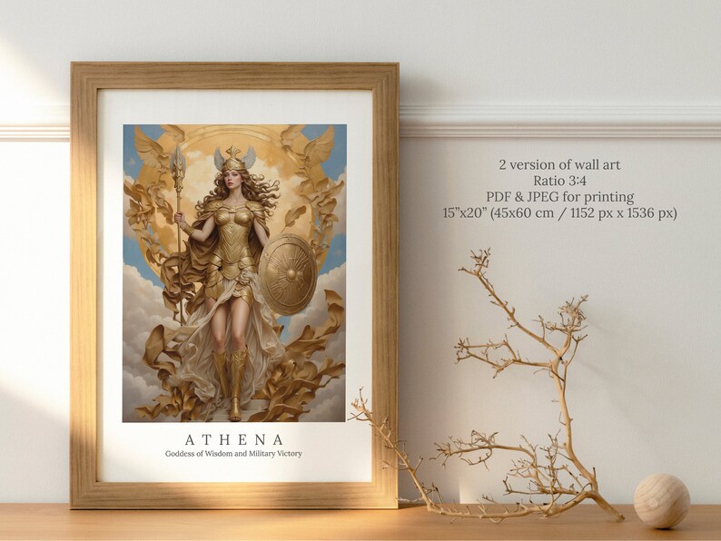 Athena Digital Art - Goddess of Wisdom, Goddess of Victory, Goddess of ...