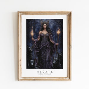Hecate Digital Art - Goddess of Witchcraft, Magic, Crossroad, Night ...