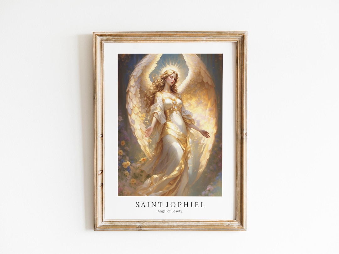 Archangel Jophiel Art Print – Angel of Beauty and Wisdom (digital ...