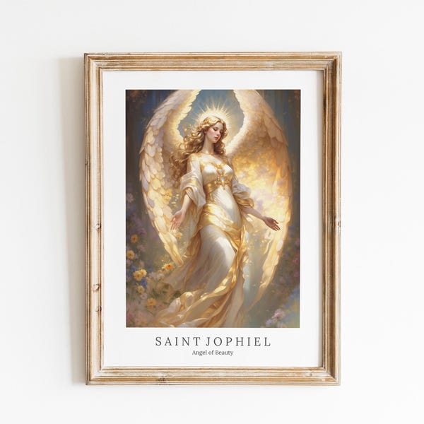 Jophiel Archangel Gold - Etsy UK