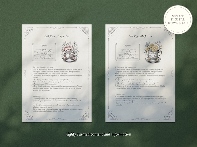 Tea Magic - Witch's Brew, Magical Tea, Tea Spell, Witch Tea, Book of ...