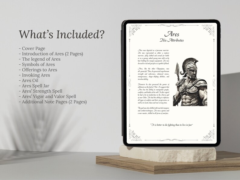 Ares - Grimoire Pages, God of War, God of Courage, God of Strength ...