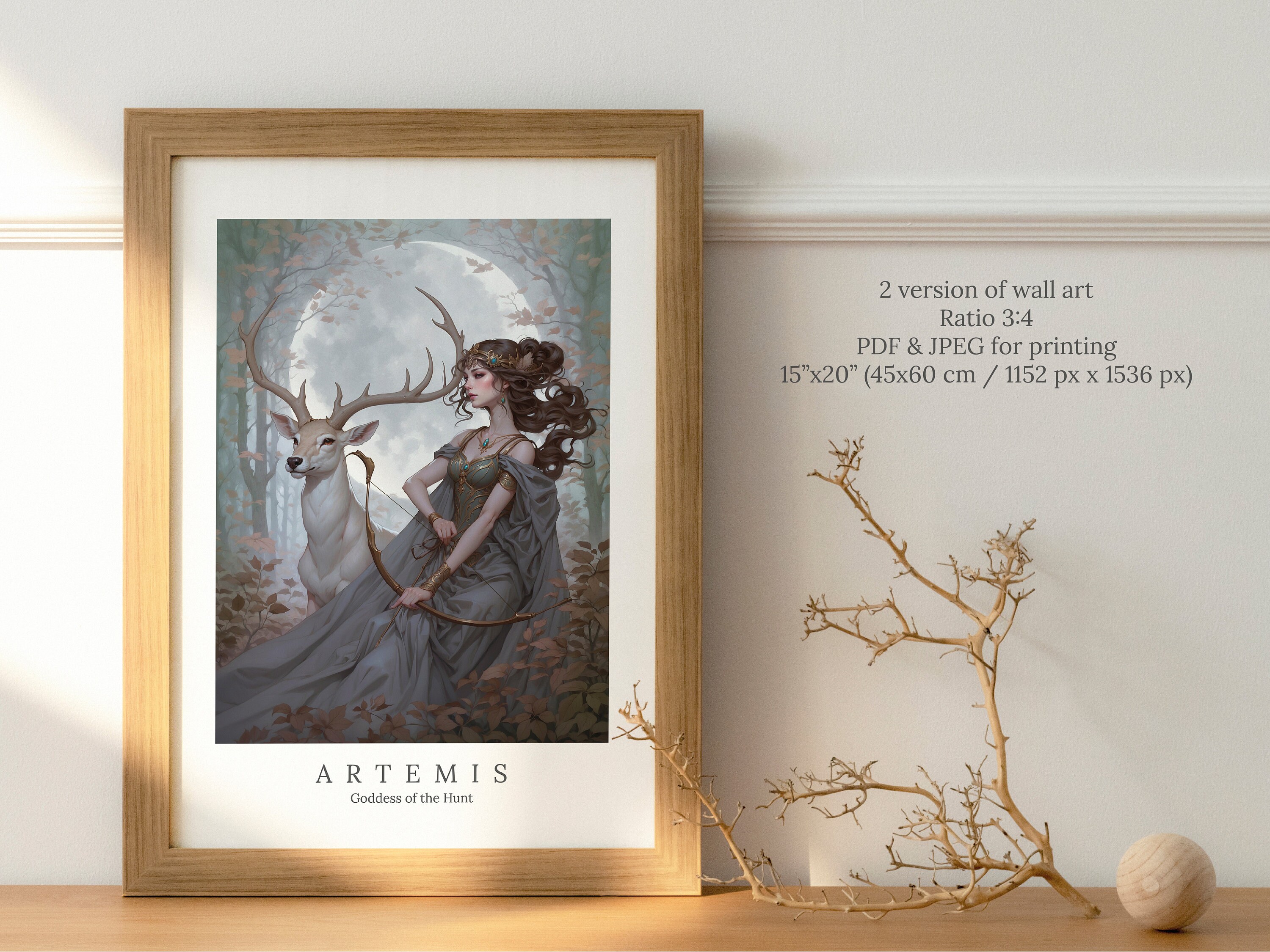 Artemis Digital Art - Goddess of the Hunt, Goddess of the Wild, Goddess ...