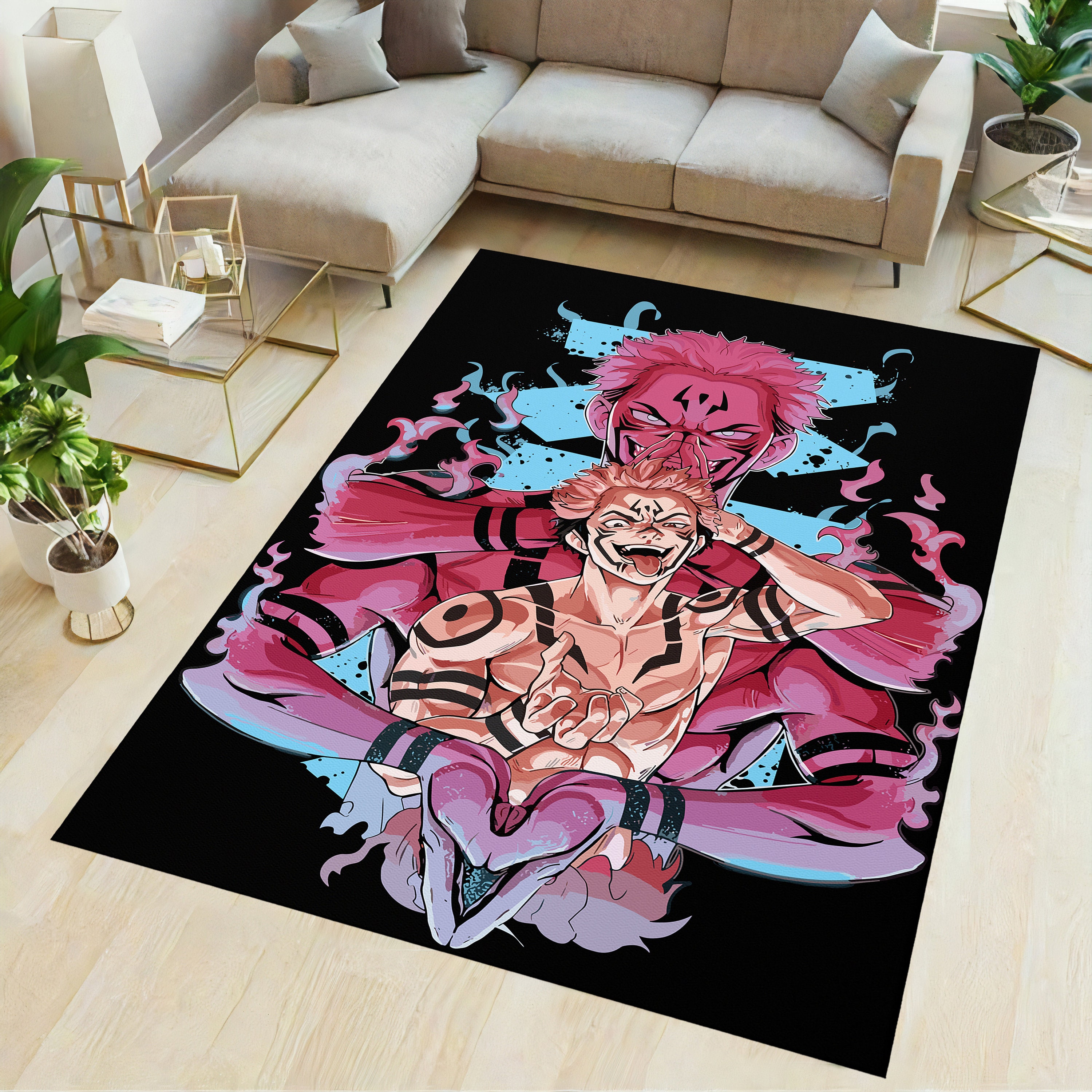 Anime Rug, Manga Rug, Anime Decor, Japanese Rug, Anime Carpet, Anime ...