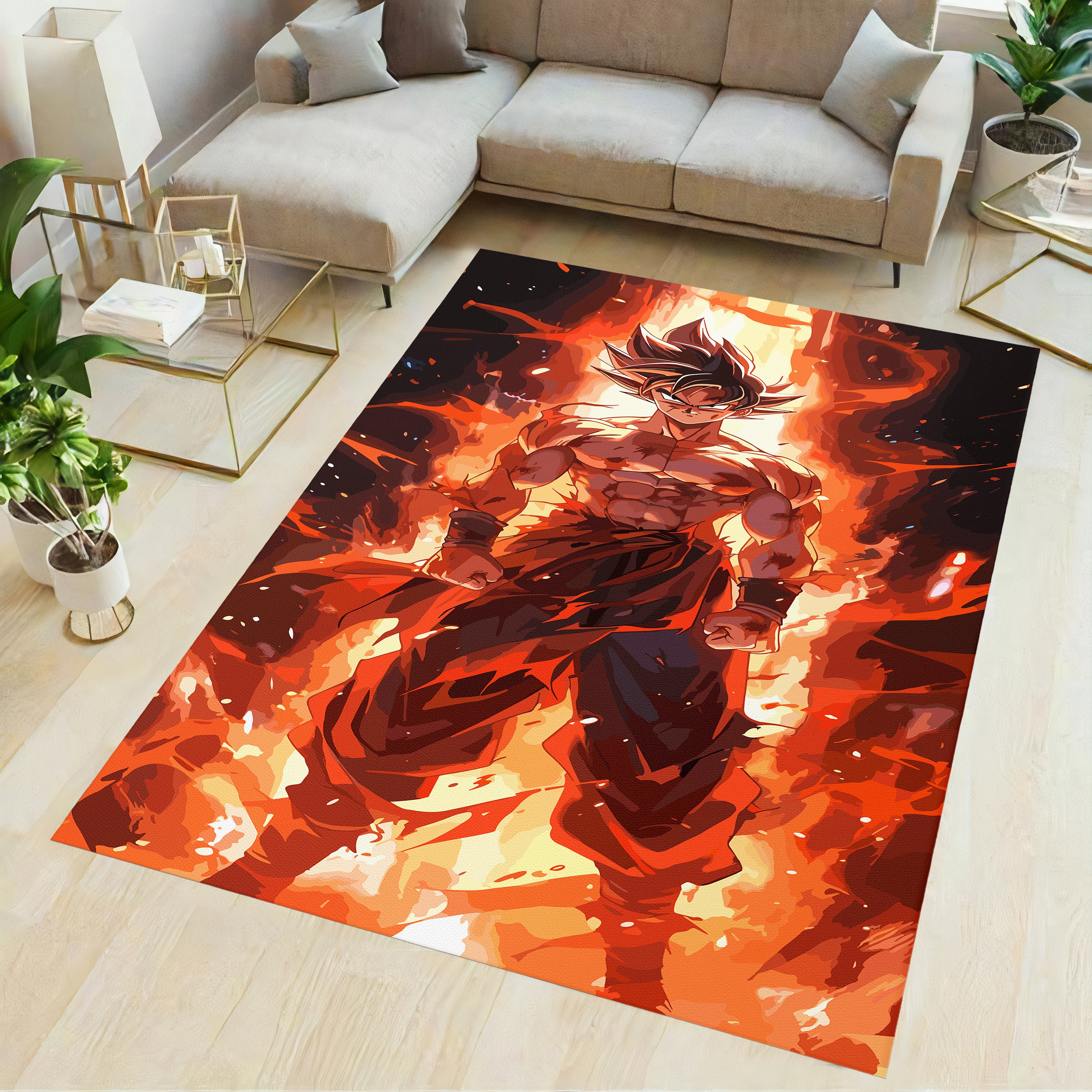 Anime Character Rug, Anime Rug, Anime Carpet, Anime Decor, Manga Rug ...