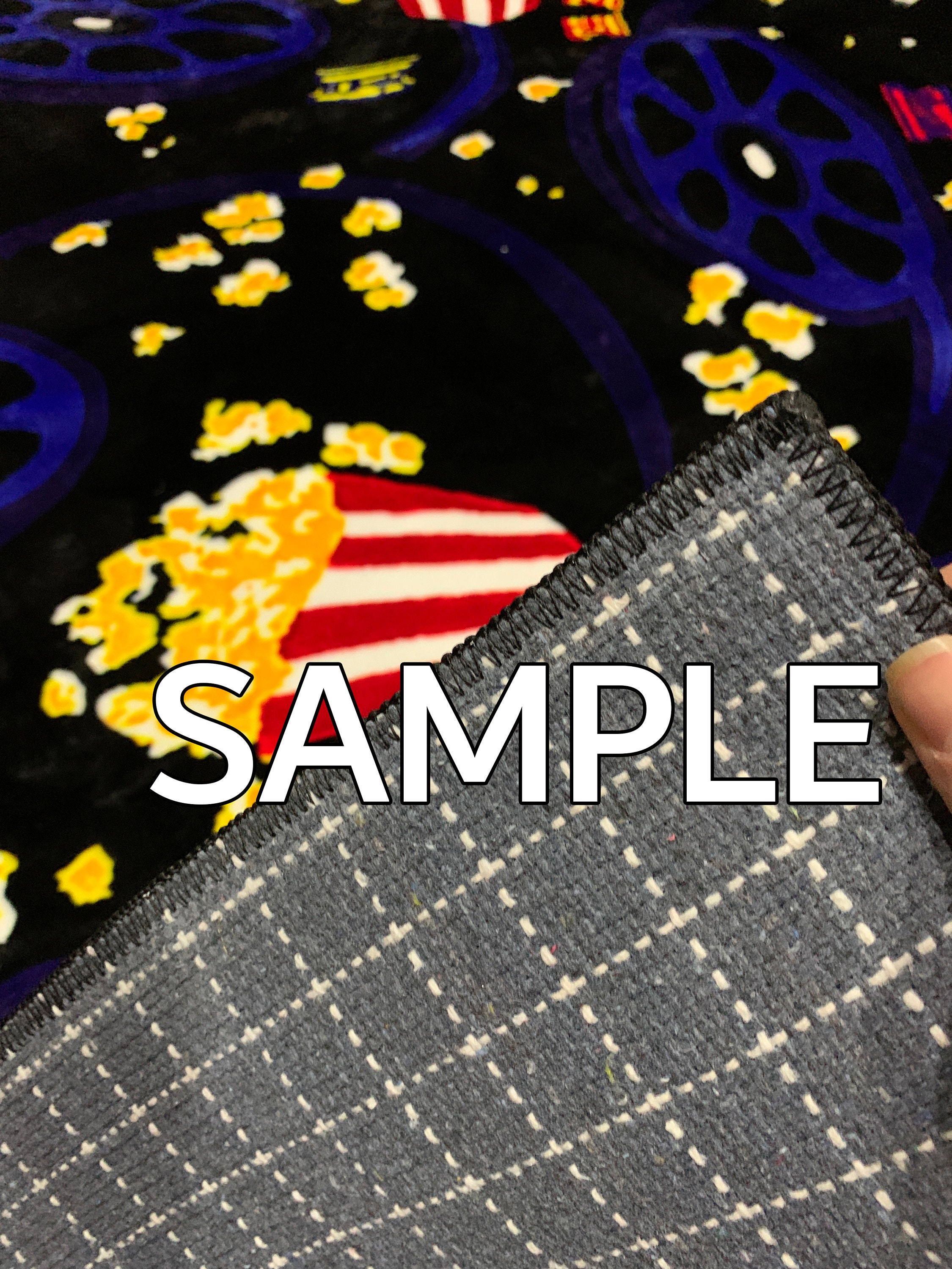 Cinema Room Rug, Popcorn Rug, Cinema Rug, Movie Rug, Cinema Room Decor ...