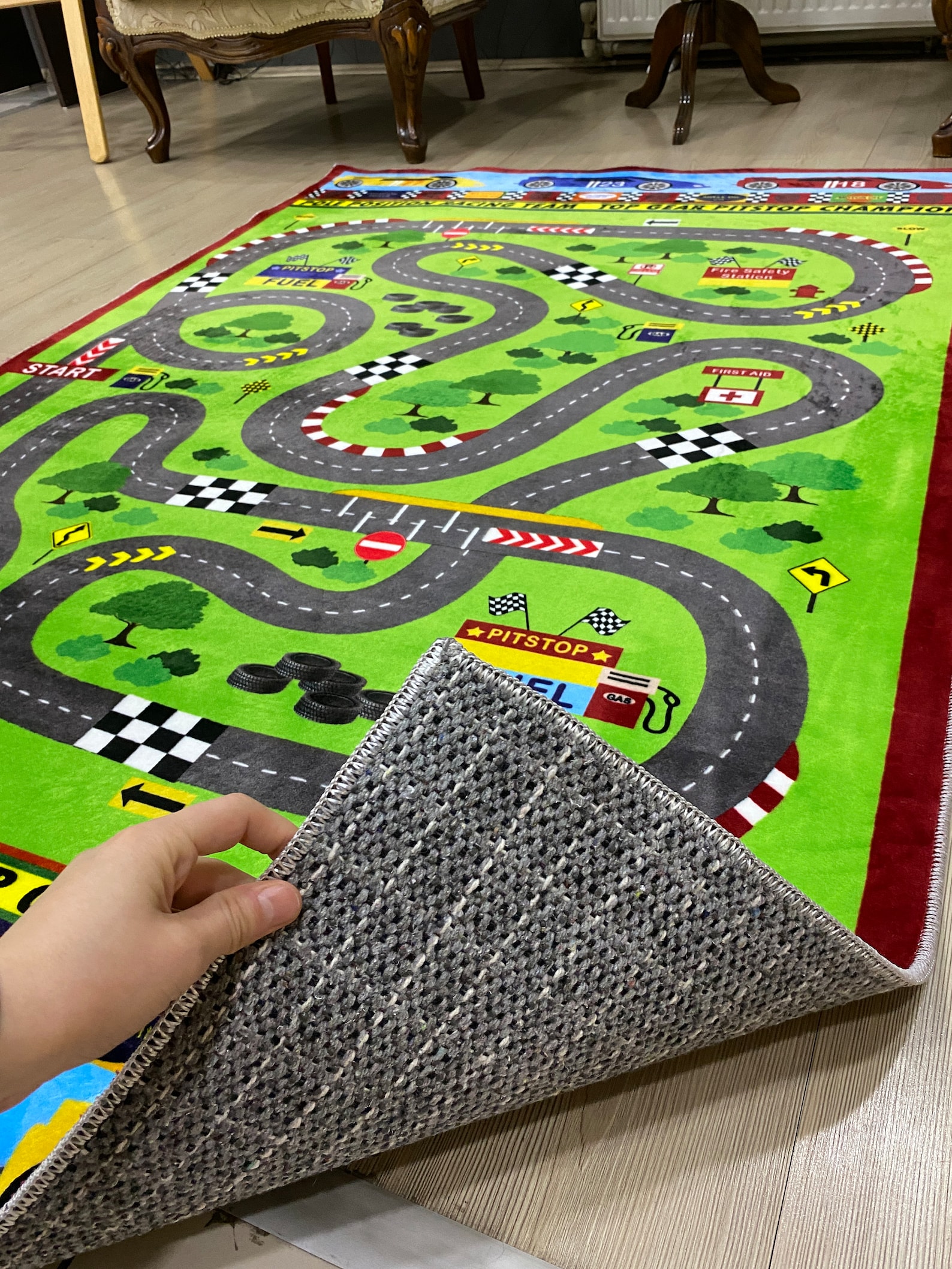 Race Tracking Rug, Race Track Rug, Road Rug, Car Rug, Traffic Rug ...