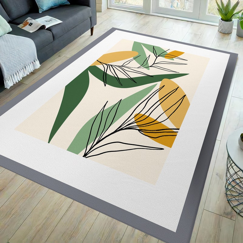 Leaf Rug - Etsy
